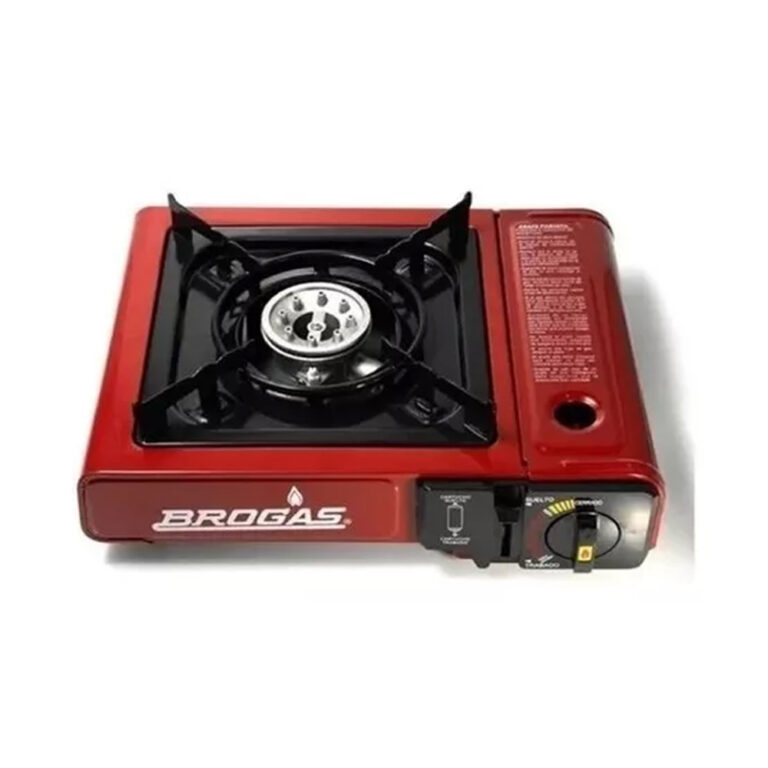 Calentador Anafe de Camping Brogas 465 Portátil Color Rojo con Maletín ...